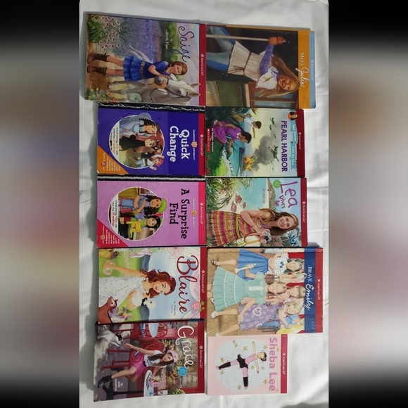 American Girl | Other | Lot Of Mix American Girl Books Lea Emily Saige ...